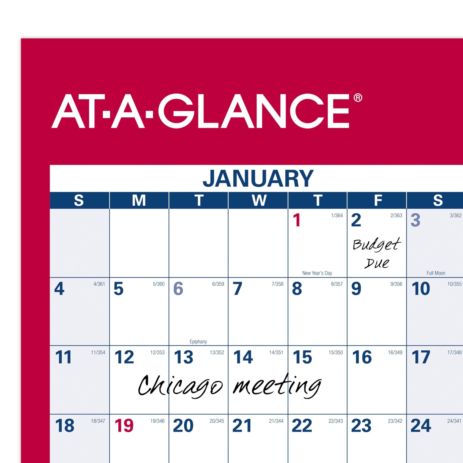 2026 Erasable Calendar, Dry Erase Wall Planner, 12' x 16',