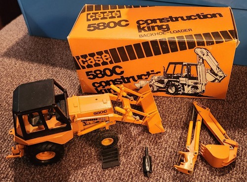 Gescha Case 580C Construction King Backhoe/Loader 1:35 Scale Made In ...