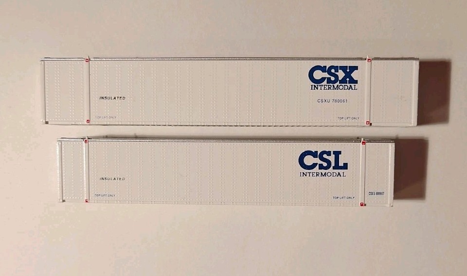 N Scale Walthers Lot Of 10 Intermodal Containers Santa Fe Conrail ...