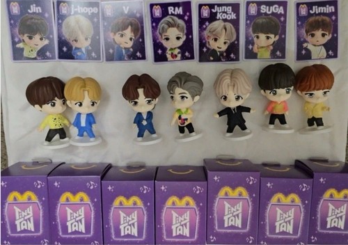 TINY TAN McDonalds Happy Meal Toys Throwback Edition - Complete Set 1-7 ...