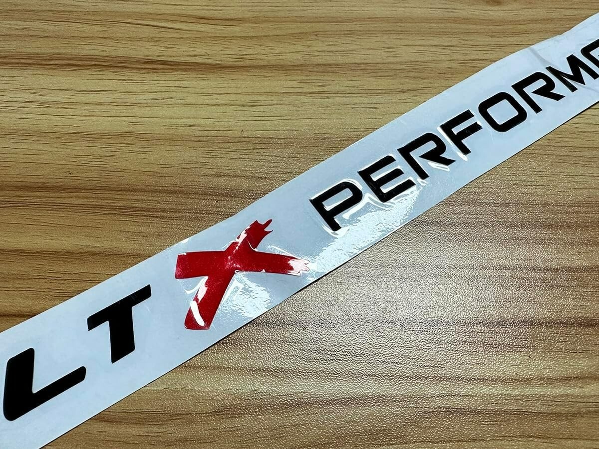 2Pc LTX Performance Hood Sticker LT1 LT4 Stickers Vinyl Decals (Black ...