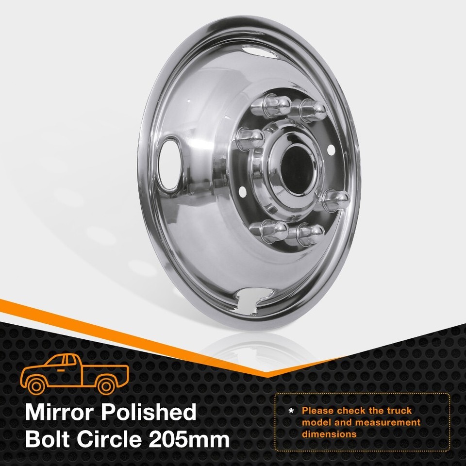 FORD F350 17" 2005-2024 Pacific Dualies Dually Wheel Simulators Dual ...