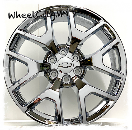 22" chrome OE 22953509 replica 5656 CK156 wheels fits Chevy Tahoe ...