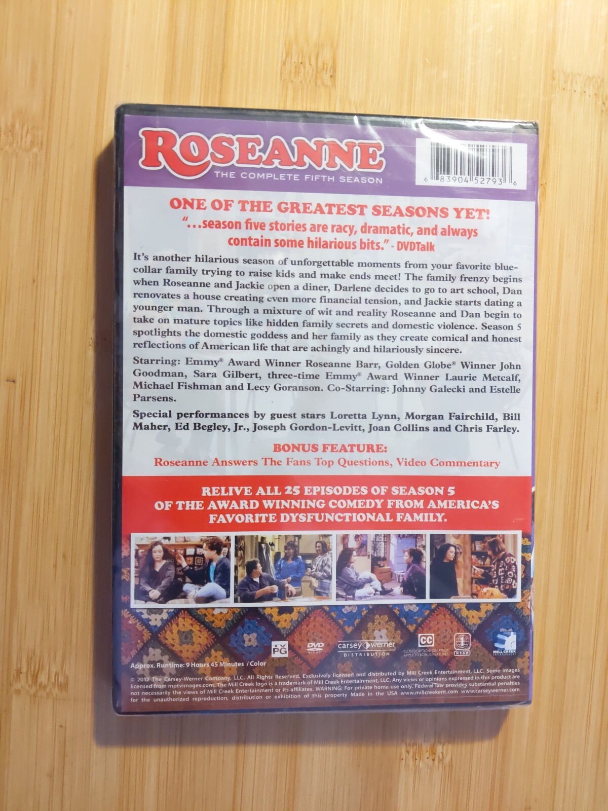 Roseanne - The Complete Fifth Season (DVD, 2012, 3-Disc Set) for sale ...