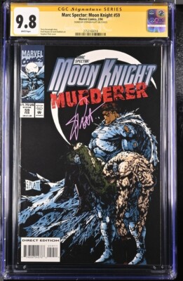 Marc Spector: Moon Knight #59 Marvel Comics CGC SS 9.8 Signed Stephen ...