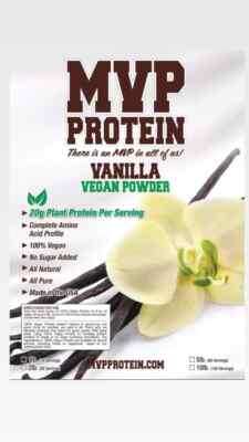 MVP PROTEIN "VANILLA" VEGAN PROTEIN POWDER (2 Lbs. 28 Servings) | eBay