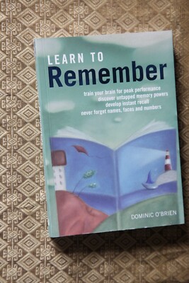 Learn to Remember Dominic O'Brien Pre-Owned Small Paperback 2009 | eBay
