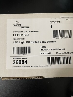 Hoffman LEDD1S35 LED Light Switch DC Switch | eBay