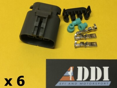 Plug set x 6 for Nissan 300ZX Z32 VG30 coil pack 3 pin connector | eBay