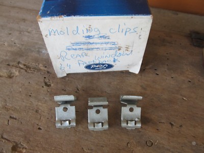 NOS 1964-1965 Mustang Fastback Windshield Molding Clips ?? | eBay