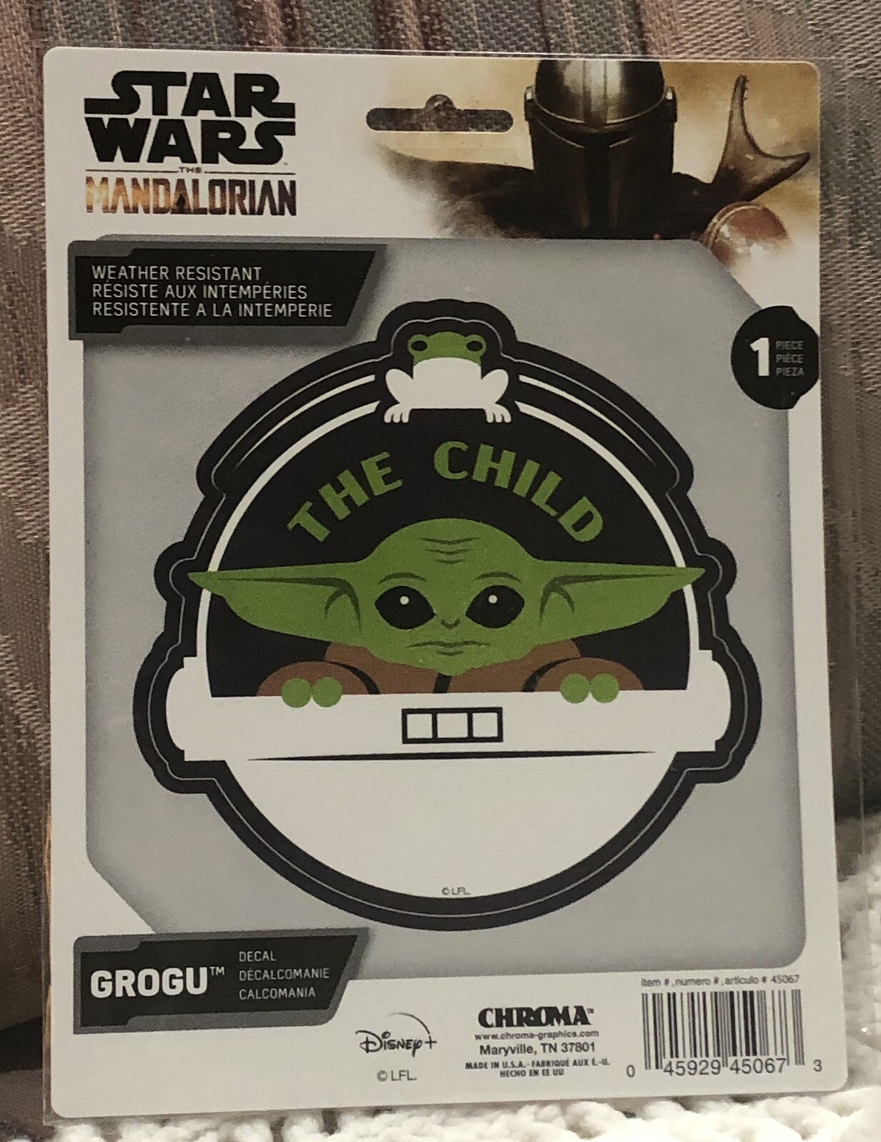 CHROMA GRAPHICS MANDALORIAN THE CHILD (DECAL) STAR WARS | eBay