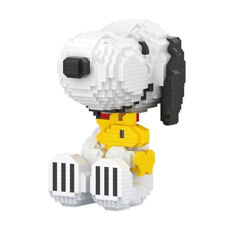 Peanuts Snoopy Magic Blocks， 1605 Pcs Mini Building Blocks Challenging ...