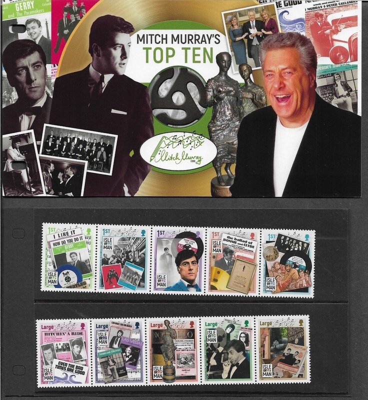 Isle of Man Mitch Murray Music Songwriter Presentation pack mnh 2020 | eBay