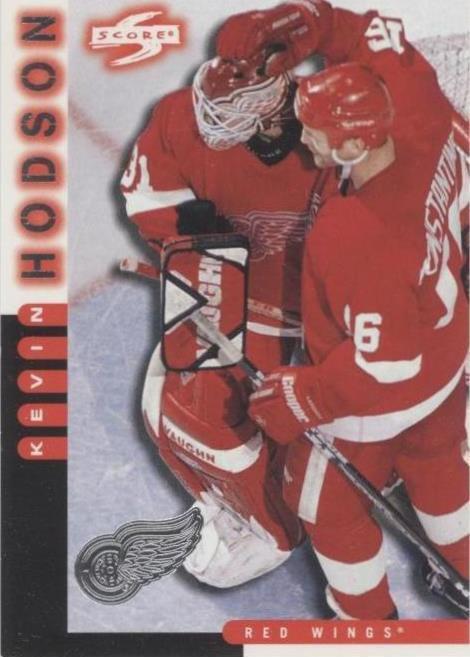 1997-98 Score Team Collection - Detroit Red Wings Kevin Hodson #18 for ...