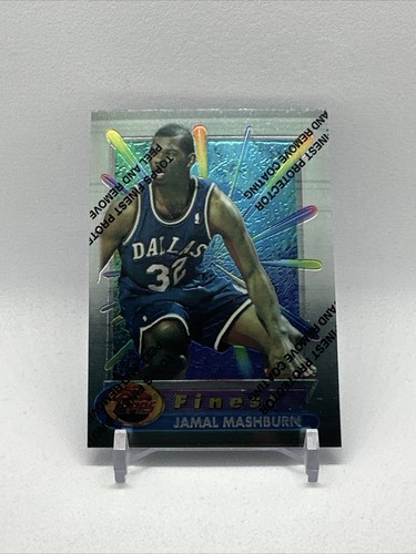 1994-95 Topps Finest Jamal Mashburn #60 Dallas Mavericks NBA Basketball ...