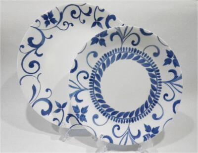 ️ 1 Corelle ARTEMIS *Choose: DINNER or LUNCH PLATE *Cool Blue Floral ...