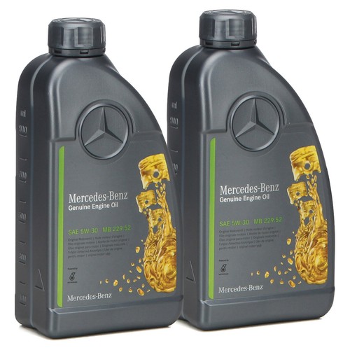 2L 2 Liter ORIGINAL Mercedes-Benz Motoröl ÖL 5W30 5W-30 MB 229.52 ...