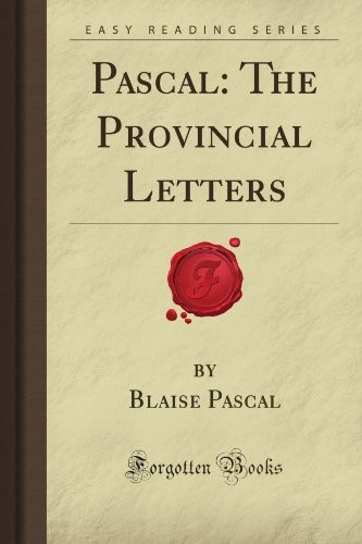 Pascal: The Provincial Letters - GOOD | eBay
