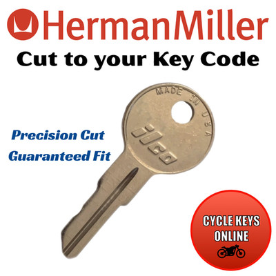 Herman Miller File Cabinet Office Desk Keys cut to code Key UM226-UM427 ...