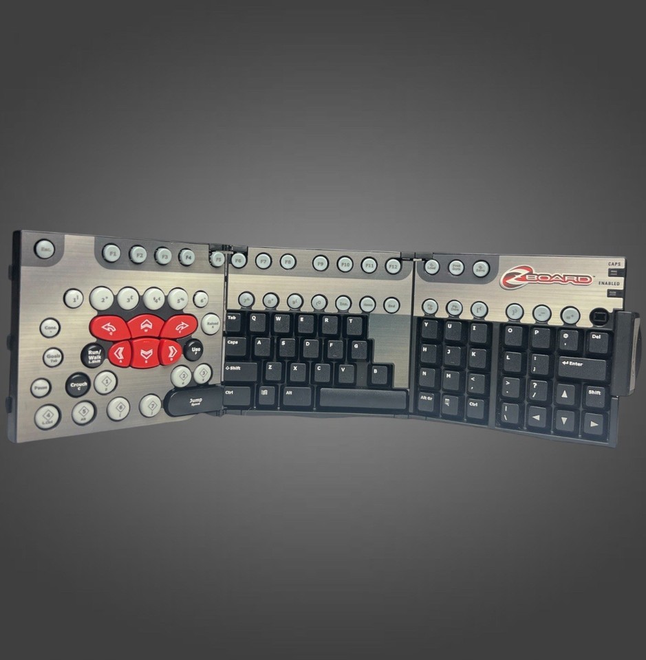 Zboard Gaming Keyboard Keyset Overlay Retro PC Gaming Foldable Ideazon ...