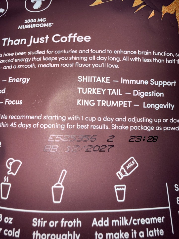 NEW Ryze Items. Regular Roast Mushroom Coffee, acacia jar, scoop, spoon ...