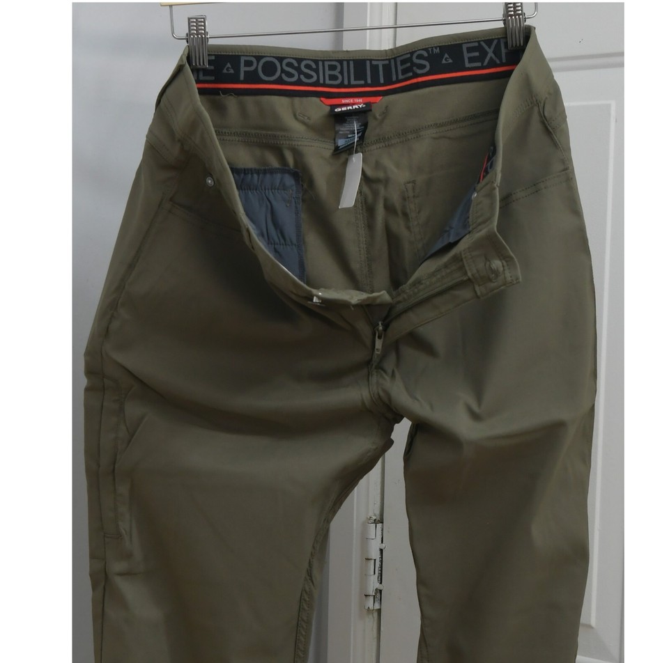 Gerry Men's Relaxed Fit Stretch Durable Venture Commuter Pants in 5 ...