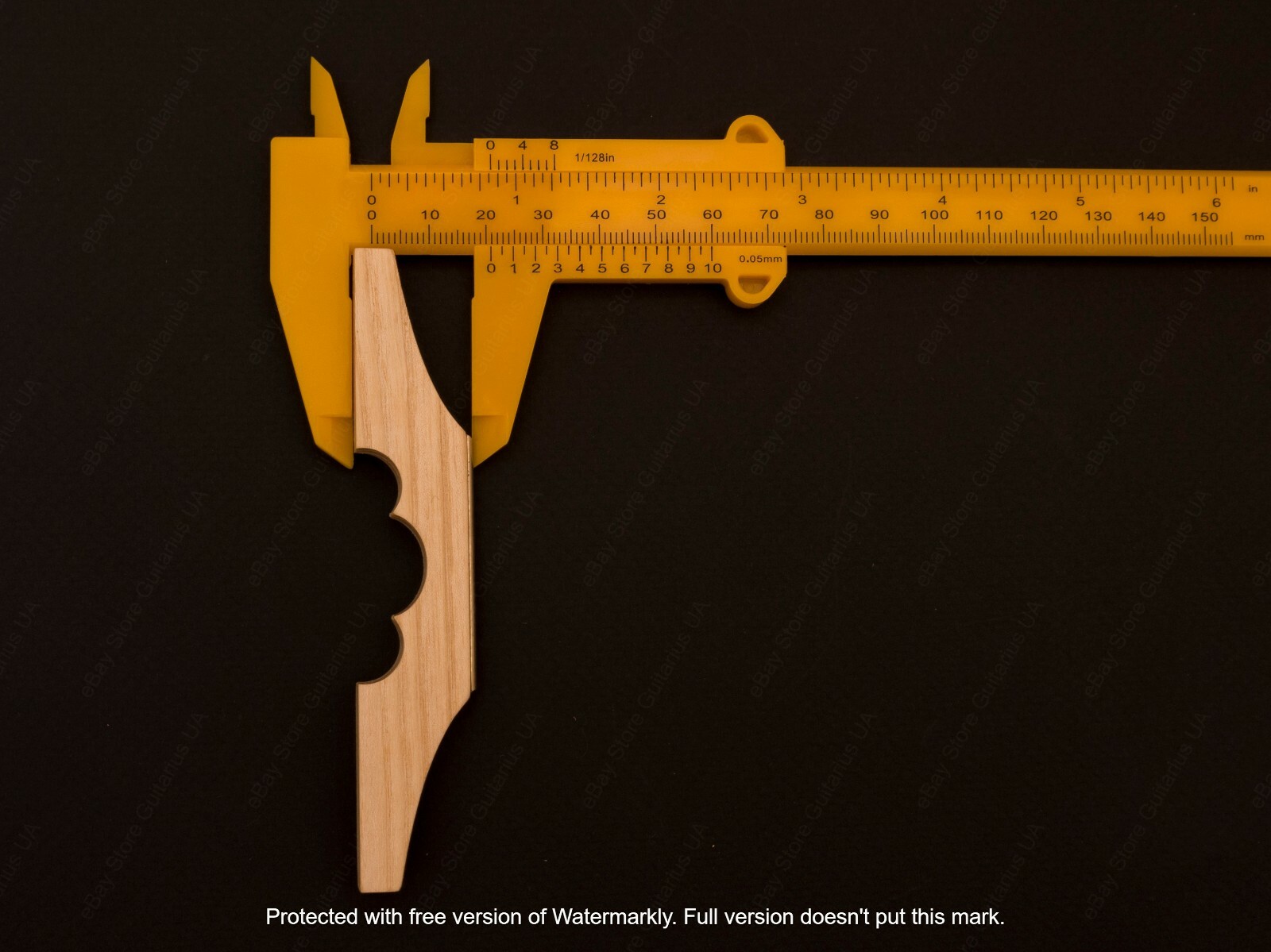Bridge with fret for Balalaika / Domra, Semi manufacture, Height about ...