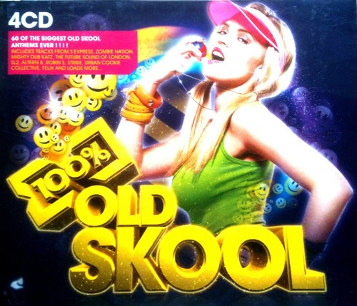 100% OLDSKOOL - 4 X CDS 60 UNMIXED TRACKS -90S OLDSKOOL RAVE HOUSE ...