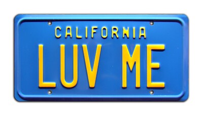 Vacation | Christie Brinkley Ferrari | LUV ME | Metal Stamped Prop ...