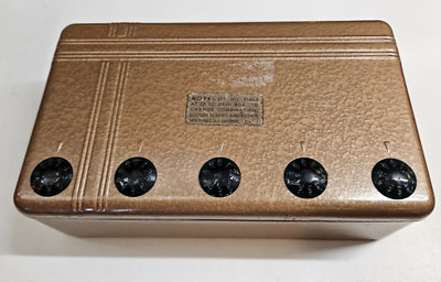 Vintage 1940's E.P. Johnson Handeposit Combination Lock Box with extra ...