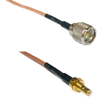 RG316 MINI UHF MALE to SMB MALE BULKHEAD RF Cable Rapid-SHIP LOT | eBay