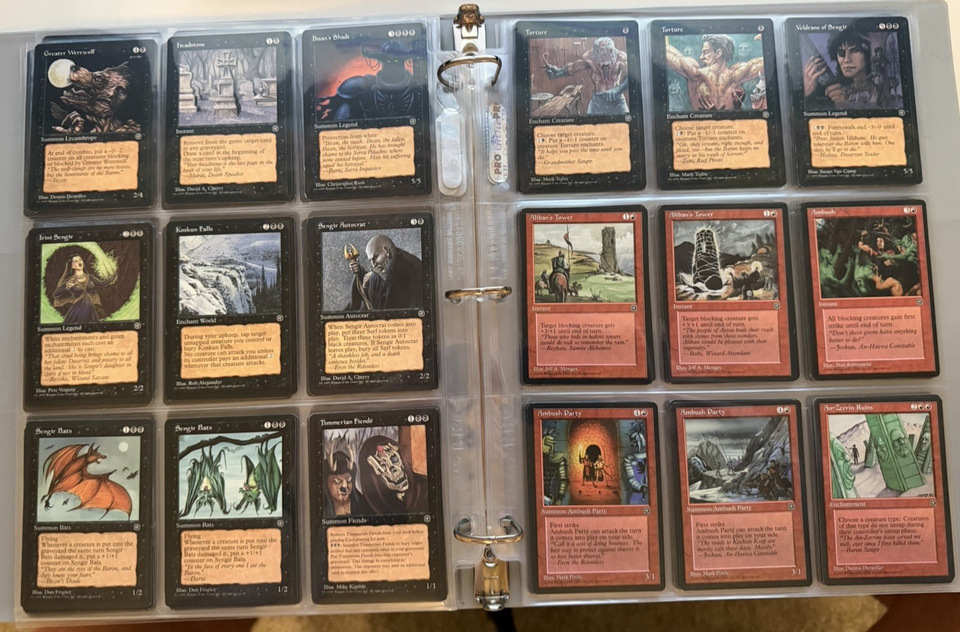 Magic The Gathering Homelands Complete Set M/NM/LP MTG 140 Cards TCG ...