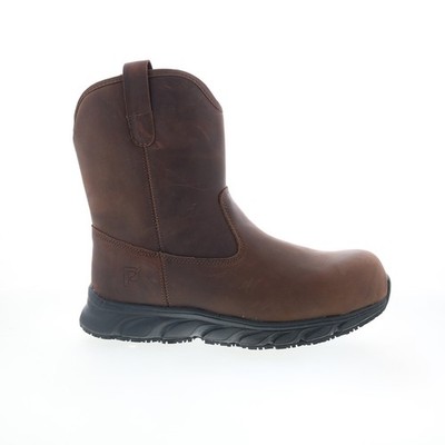 Propet Smith Composite Toe MBU004LBCH Mens Brown Leather Work & Safety ...
