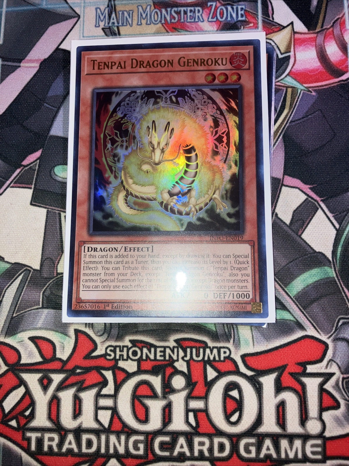 Tenpai Dragon Genroku Ultra Rare 1st Edition INFO-EN019 Yugioh | eBay