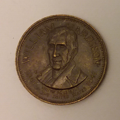 Vintage William Harrison 9th President Coin Medal Token | eBay