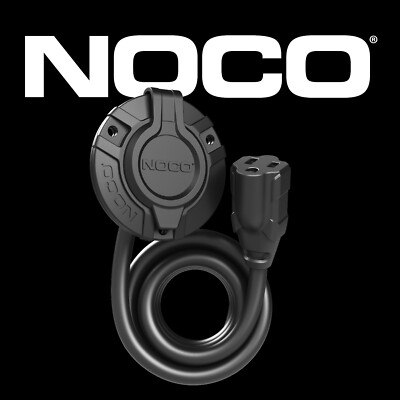 NOCO GCP1E 15A 125V AC Port Plug with 6-Foot Integrated Extension Cord ...