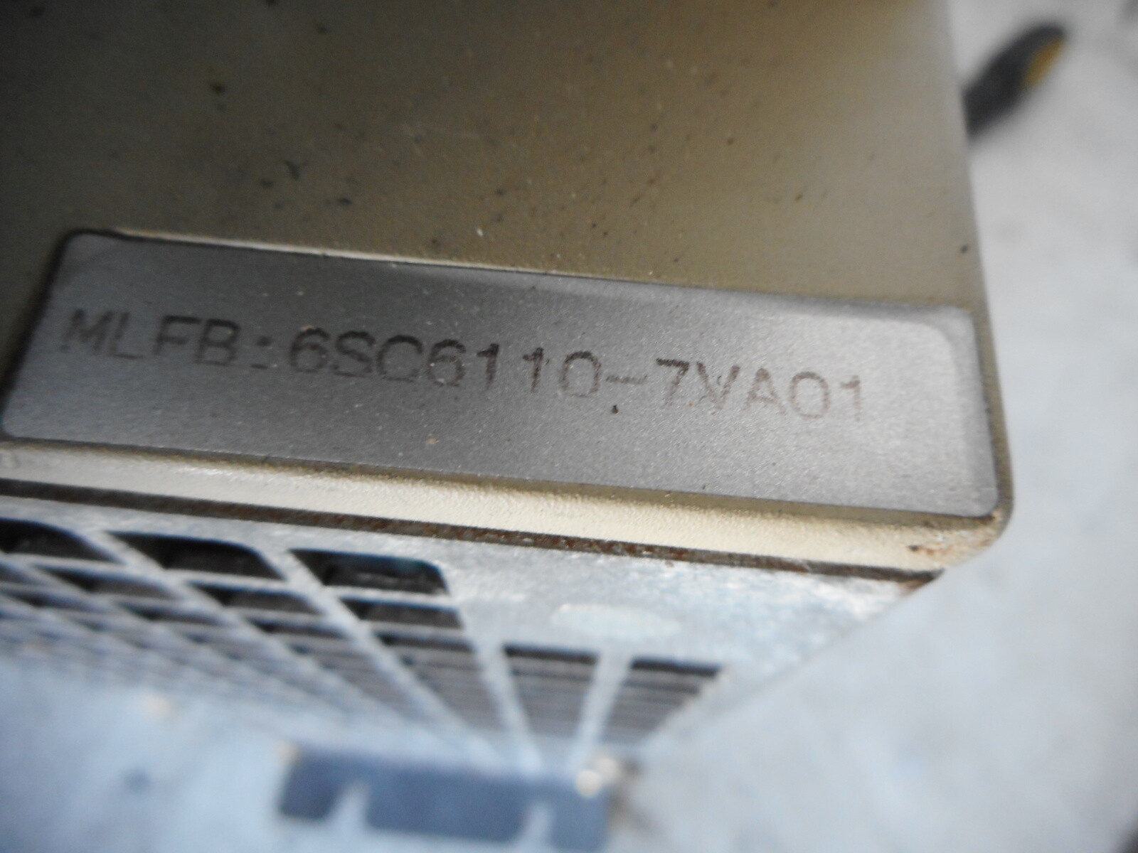 SIEMENS SERVO-DRIVE - SIMODRIVE 611 Infeed Regen module 7/14 kW ...