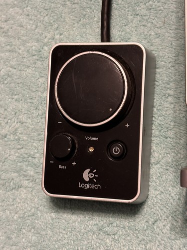 SET OF 2 LOGITECH Z4 SPEAKERS WITH CONTROL POD | eBay