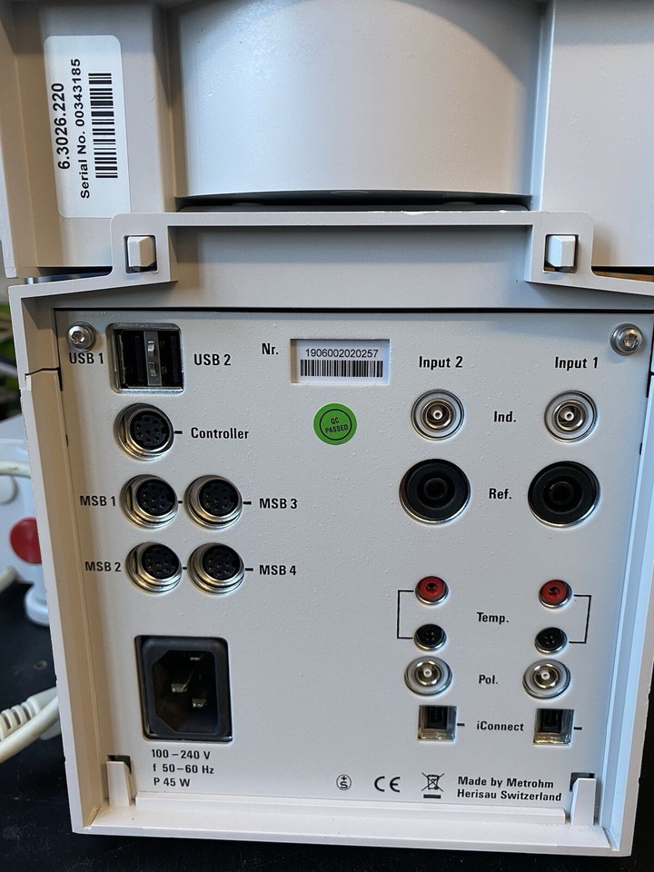 Metrohm 906 Titrando Titrator New 20 ml Exchange Unit Dual Port | eBay