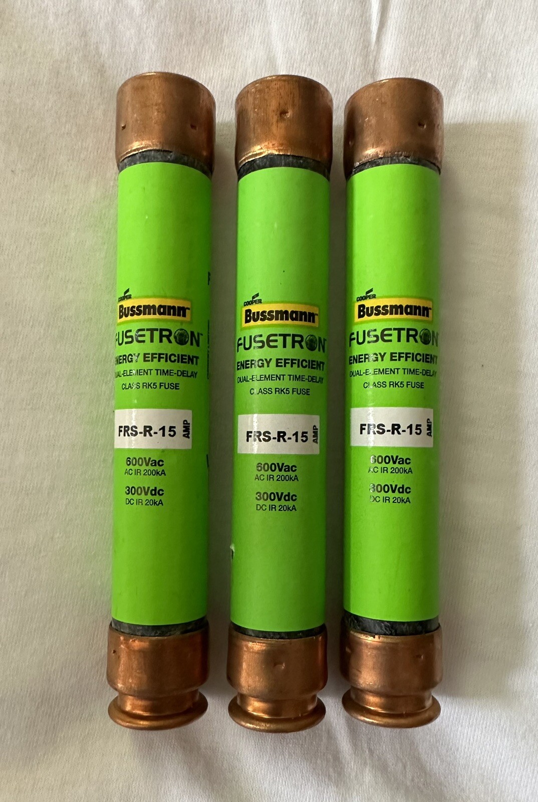 FRS-R-15 Bussmann Fuse 15A (lot of 3) | eBay