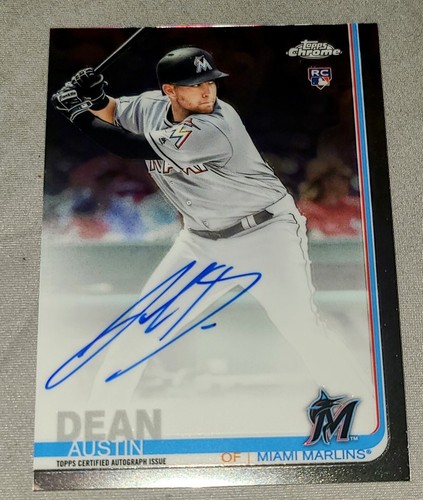 2019 Topps Chrome Austin Dean Rookie Card Auto Autograph RC #RA-AD ...