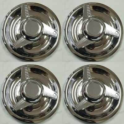 4pcs Chevy GM Rally Wheel Center Hub Caps 3 Tri-BAR Sleek Cap Cover ...