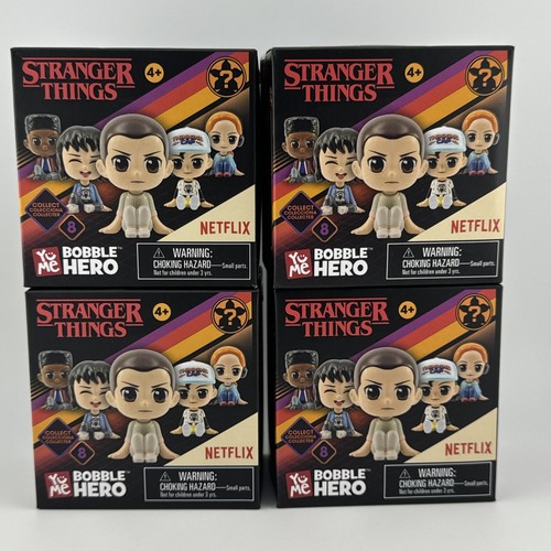 Yume Netflix Stranger Things Bobble Hero Mystery Figure *Lot of 4* NEW ...