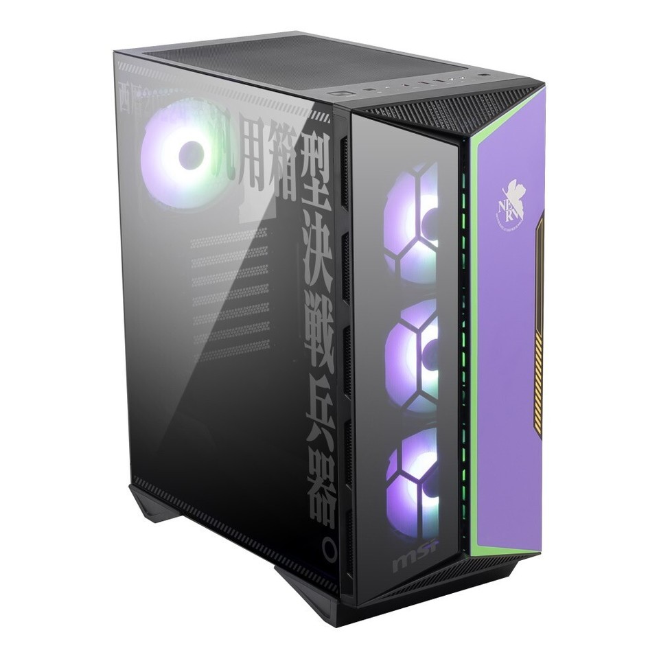 MSI x EVANGELION e:PROJECT PC Case MPG GUNGNIR 110R Collaboration ...
