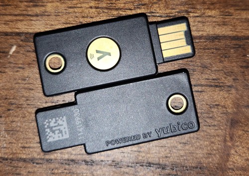 Yubikey Yubico Security Key NFC Type USB-A 2FA FIDO Used | eBay