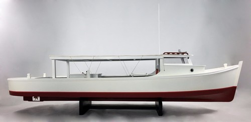 ROUND STERN, SOFT TOP WORKBOAT MODEL, CHESAPEAKE BAY DEADRISE, CRABBING ...