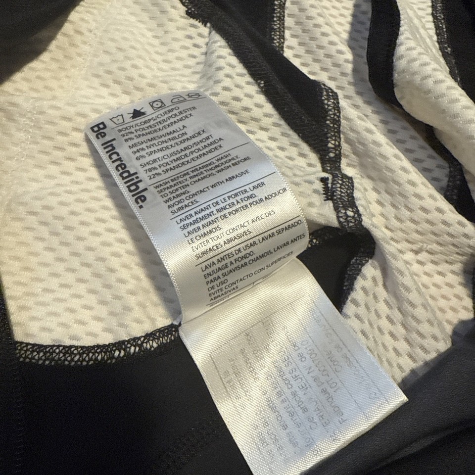 Sugoi Turbo Tri Suit Mens Size Medium Triathlon Cycling Black White | eBay