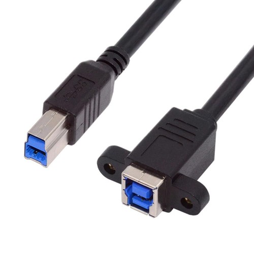 Cord USB 3.0 Type-B Female to USB3.0 Type-B Male Cable Extension 5Gbps ...