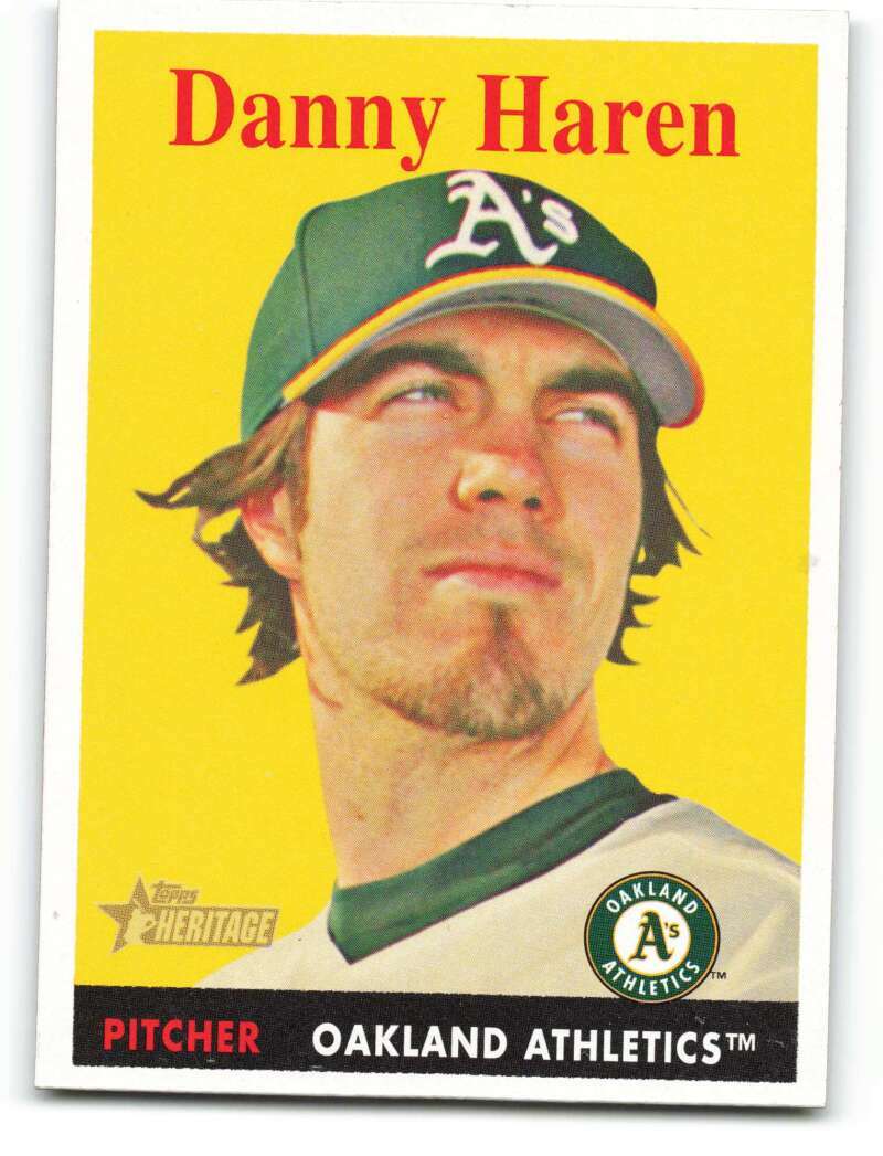 2007 Topps Heritage #27 Danny Haren NM-MT Athletics | eBay