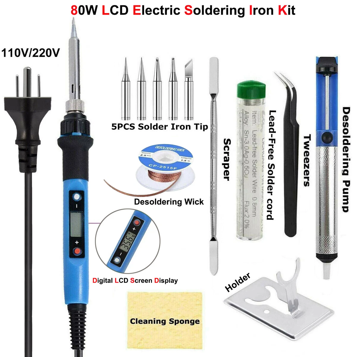 Electric Soldering Iron Kit
